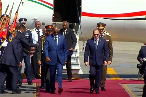 عاجل الرئيس السيسي يستقبل البرهان بمطار القاهرة الدولي موقع العاصمة