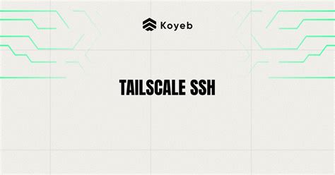 Deploy Tailscale Ssh One Click App Koyeb