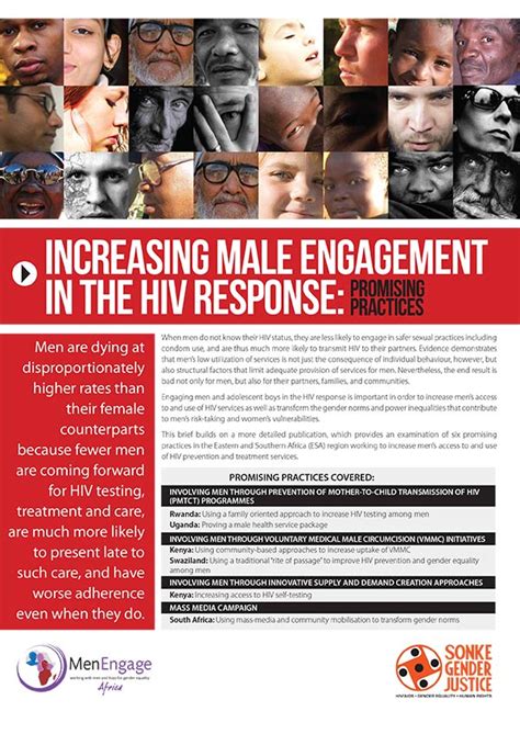 Increasing Male Engagement In The Hiv Response Promising Practices
