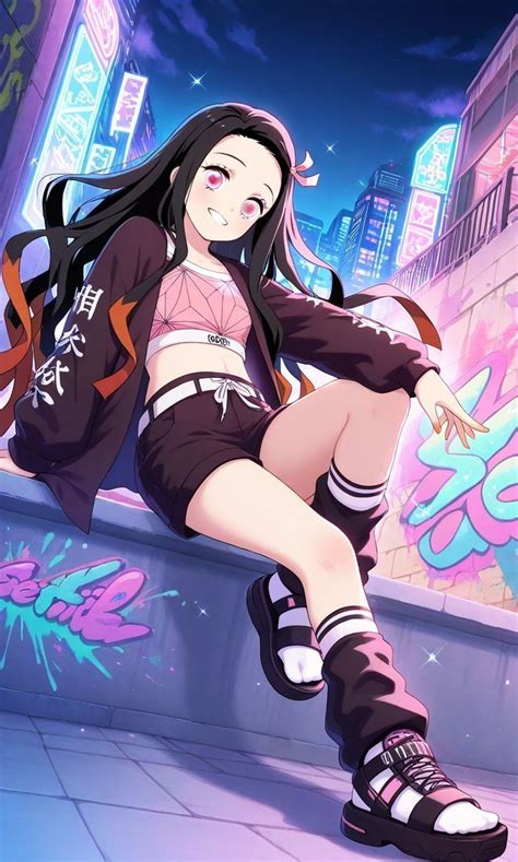 Nezuko Kamado Dễ Thương Chibi Nghệ Thuật