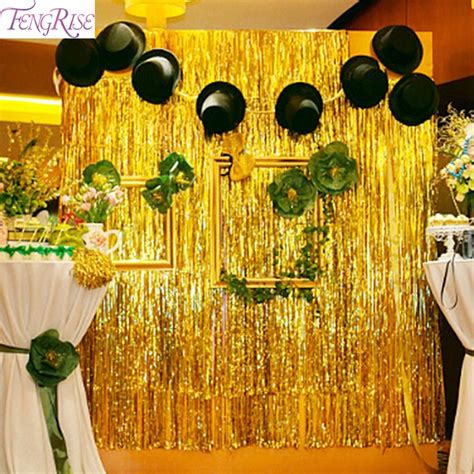 Ajp Tinsel Foil Fringe Door Window Curtain Photo Backdrop Party