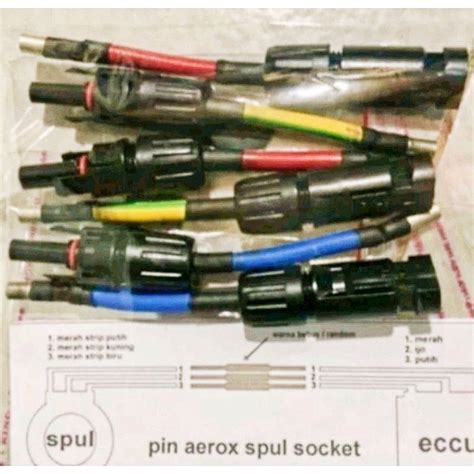 Jual SOCKET SOKET SPULL SOUL KABEL MC4 AEROX LEXI NMAX N MAX ANTI EROR
