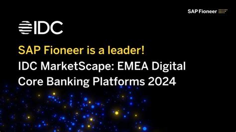 Sap Fioneer Has Been Named A Leader In The Idc Marketscape Emea