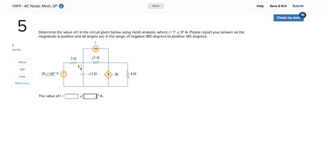 Solved Determine The Value Of I In The Circuit Given Below Chegg