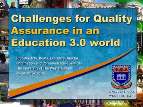 Quality Assurance In An Education 30 World