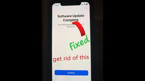 Fixed Iphone Stuck On Software Update Complete Screen Youtube