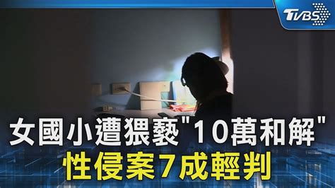 女國小遭猥褻「10萬和解」 性侵案7成輕判｜tvbs新聞 Tvbsnews02 Youtube