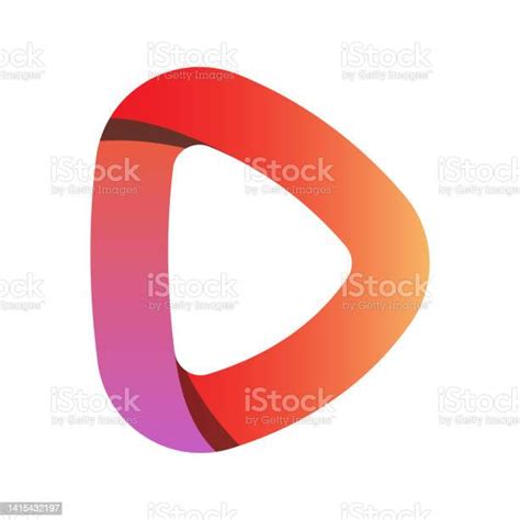 로고 기호를 재생합니다 비디오 또는 음악 플레이어 벡터 일러스트 레이 션 3차원 형태에 대한 스톡 벡터 아트 및 기타 이미지