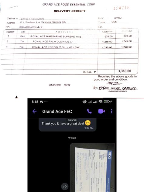 Proof Of Transaction Pdf