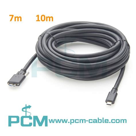 Customized Active Usb C Extension Cable Usb C To Micro Usb With Screw Locking Suppliers