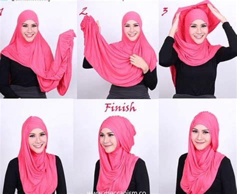 #HijabTutorialZaskiaAdyaMecca | Hijab tutorial, Simple hijab tutorial, Hijab fashionista