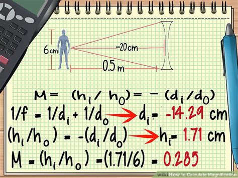 How To Calculate Magnification 12 Steps With Pictures Wikihow
