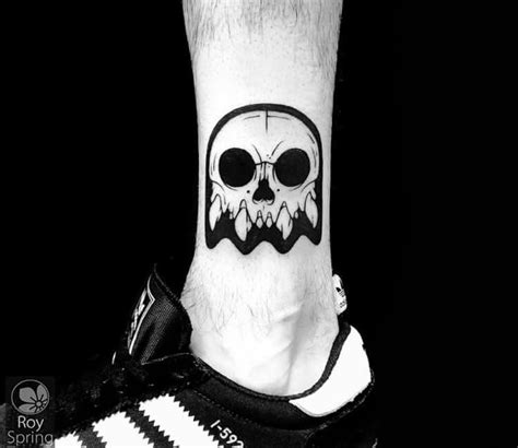 Pacman Ghost Tattoo By Roy Tsour Post 30273 Ghost Tattoo Pacman