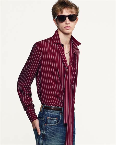 Mens Shirts Collection Saint Laurent Ysl