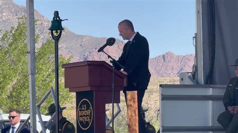 Cbp Acting Commissioner Troy Miller Speaks At El Paso Border Patrol