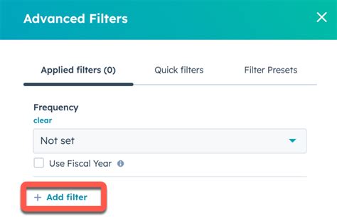 Use Dashboard Filters