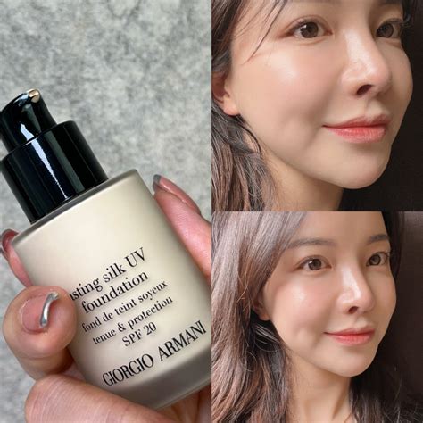 조르지오 아르마니 래스팅실크 Uv 파운데이션 2호 색상 내돈내산 후기 네이버 블로그