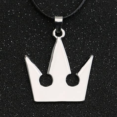 Kingdom Hearts Necklace Crown Sora Riku Kair Roxas Amulet Symbol Logo