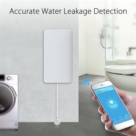 Sensor De Fugas De Agua Sensor De Alarma De Fuga De Agua Wifi Alerta De