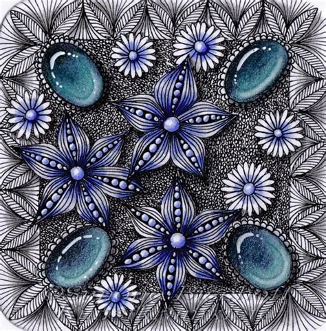 Sb Steine02 18102016 Zentangle Kunst Zentangle Muster Zentangle