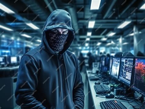 Premium Ai Image Cyberpunk Stealth Hacker