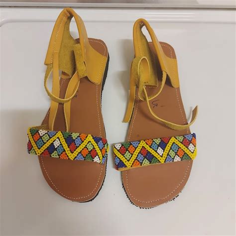 Beaded Sandals Etsy