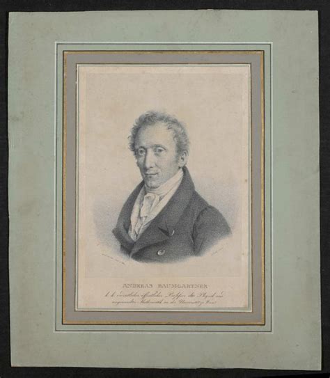 Porträt Von Andreas Baumgartner Mit Lebensgeschichtlichen Angaben