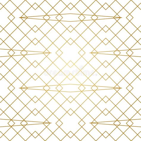 Golden Lines Seamless Pattern Stock Vector Illustration Of Modern Beautiful 171465775