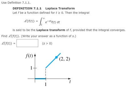 Solved Use Definition 7 1 1 DEFINITION 7 1 1 Chegg
