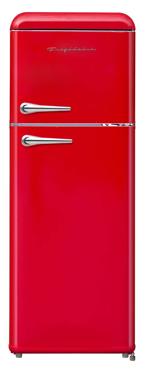 Frigidaire 7 5 Cu Ft Top Freezer Refrigerator In RED Rounded Corners