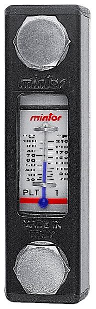 Plt Vertical Level Indicator With Thermometer Mintor Srl