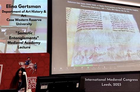 Elina Gertsman Delivers A Plenary At The International Medieval