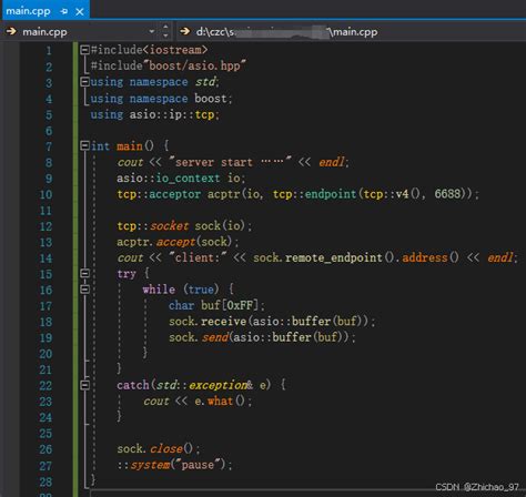 【c】在windows中使用boost库——实现tcp、udp通信boost Tcp Csdn博客
