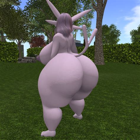 Rule 34 Big Ass Big Breasts Breasts Bubble Butt Eeveelution Espeon