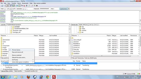 how to pause and resume file transfer in filezilla ~ omkar computers blogs
