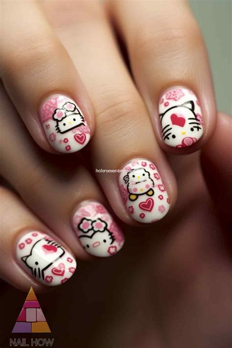 Hello Kitty Love An Introduction To Hello Kitty Nail Designs Nailhow