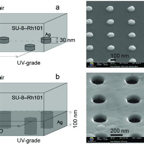 A And B Sketches Of 2d Plasmonic Structures Under Study C And