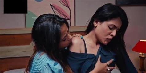 Indian Horny Milf Bhabhi Watching Lesbian Sex Web Series Hot Scenes
