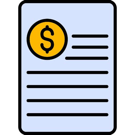 Statement Generic Outline Color Icon