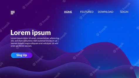 Premium Vector Modern Gradient Wavy Curve Background