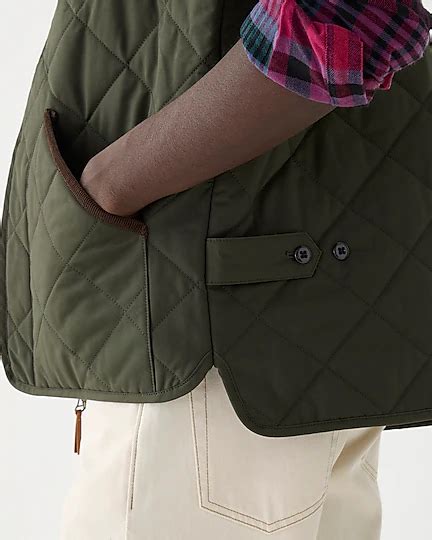 Jcrew Sussex Quilted Vest For Men