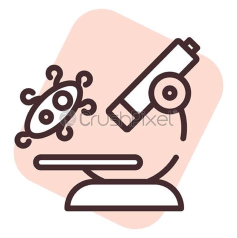 Biochemistry Bactery Illustration Vector On White Background Stock