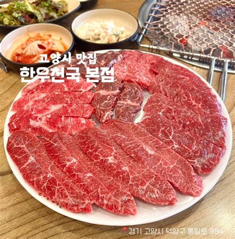 고양시맛집 덕양구고기집 가성비 좋은 한우맛집 한우천국 본점 네이버 블로그
