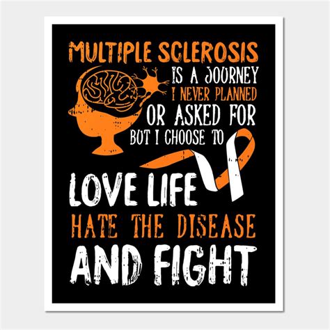 Love Life Multiple Sclerosis Awareness Ms Warriors Wall And Art Print Multiple Sclerosis Artofit