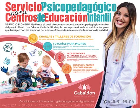 Servicio Psicopedagógico Dirigido Para Centros De Educación Infantil