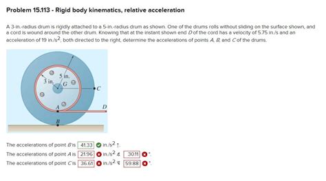 Solved Problem 15 113 Rigid Body Kinematics Relative Chegg