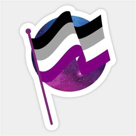 Asexual Pride Flag Sticker
