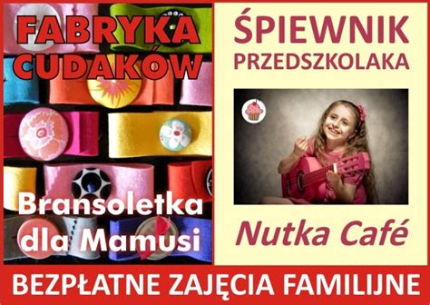 Sobota w kawiarni Nutka Café Wydarzenia imprezy dla dzieci MiastoDzieci pl