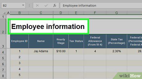 How To Prepare Payroll In Excel With Pictures WikiHow Tech