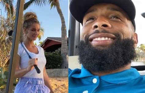 Odell Beckham Jr With Girlfriend Lauren Wood On Vacation Swipe Sports